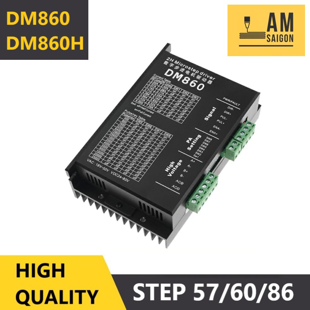 Driver DM860 DM860H chất lượng cao điều khiển động cơ bước 2 pha dòng ...