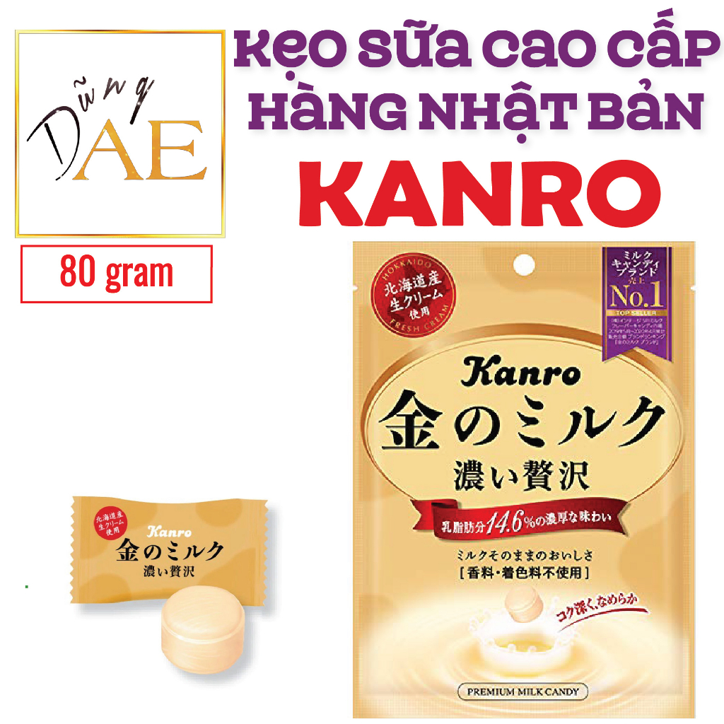 Kẹo Sữa Kanro Cao Cấp Nhật Bản 80g | Shopee Việt Nam