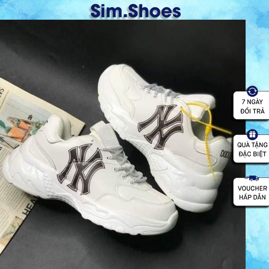 Giày MLB NY Đen, Giày Boston, LA mới nhất Tăng 5CM | Shopee Việt Nam