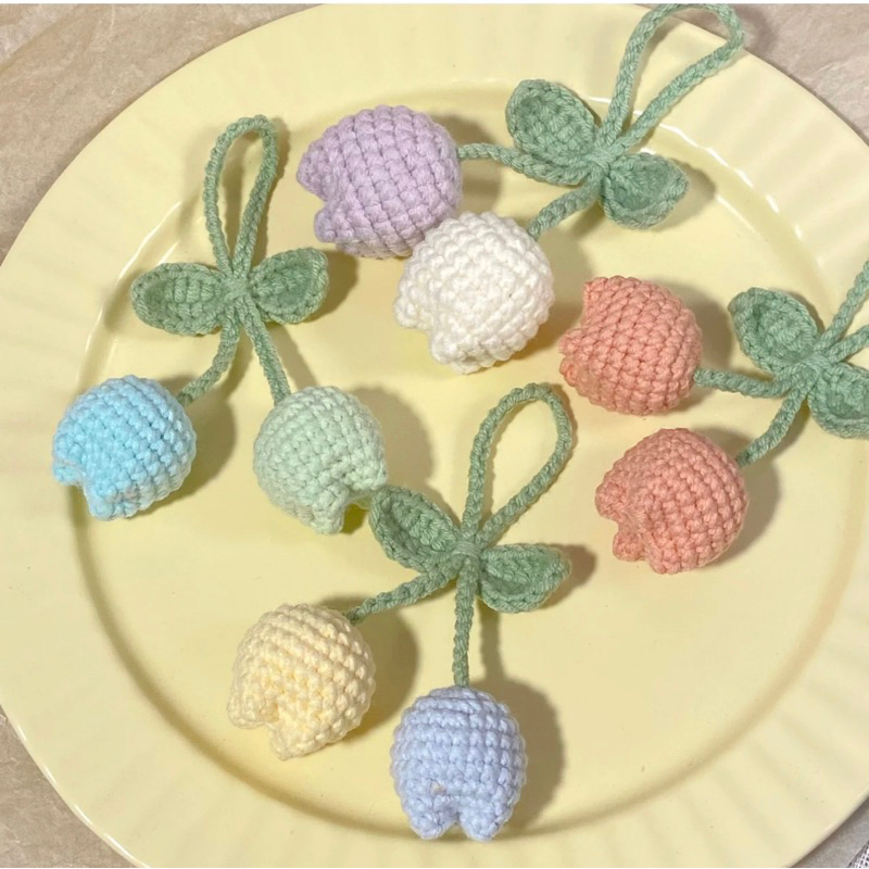 [MÓC KHOÁ LEN] HOA TULIP MINI | Shopee Việt Nam