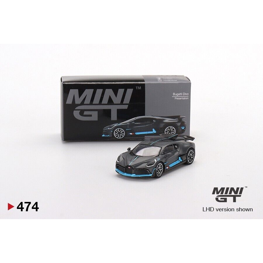 (Premium bánh cao su) Xe mô hình MINI GT (No474) Bugatti Divo ...