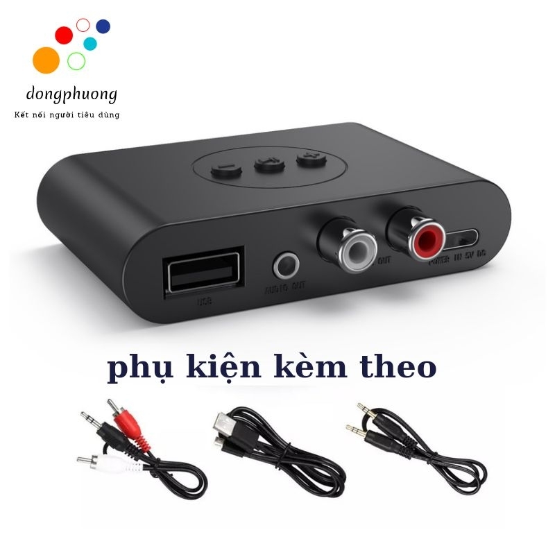 Bộ thu âm thanh Bluetooth 5.0 NFC BLS-B21 dành cho ôtô amply loa có hỗ ...