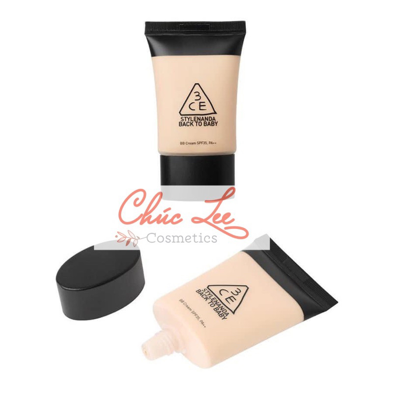 [Bill store]Kem Nền 3CE Back To Baby BB Cream SPF35 PA++ | Shopee Việt Nam