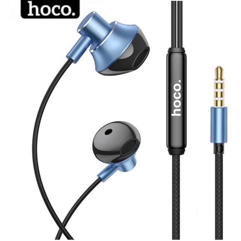 Tai nghe có dây có mic HOCO âm thanh vòm 6D thiết kế chống đau tai jack aux 3.5mm h19 | Shopee ...