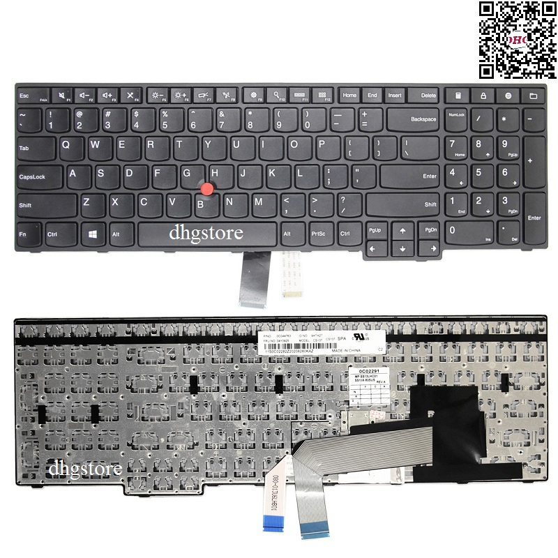 Bàn phím laptop Lenovo Thinkpad E550 E550C E555 E560 E565 E560C | Shopee Việt Nam