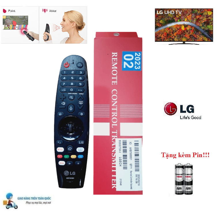 Remote Điều khiển tivi LG giọng nói 2020 MR20GA dùng cho tất cả các ...