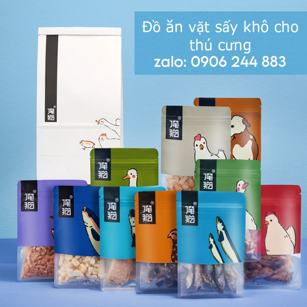 Snack Thịt Sấy Khô Cho Chó Mèo (Gói mix 10 vị) | Shopee Việt Nam