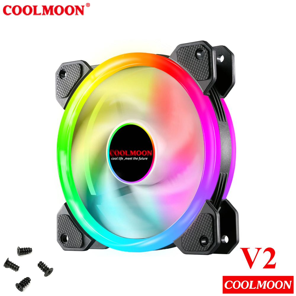 [BỘ 3 -> 6 FAN] Quạt Tản Nhiệt, Fan Led RGB Coolmoon và Bộ Hub Coolmoon ...
