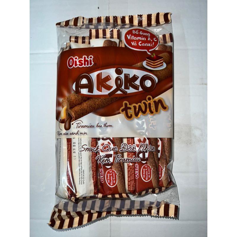 Snack Que Oishi AKIKO Có Nhân - Snack Oishi Đủ vị 140gr 20 que | Shopee ...
