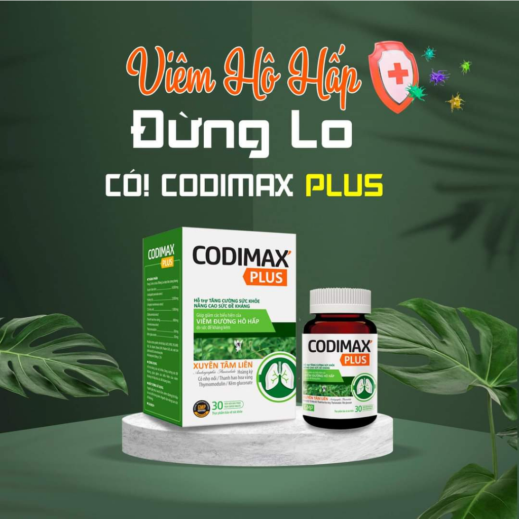 Hỗ trợ tăng cường đề kháng CODIMAX PLUS (hộp 30 viên) | Shopee Việt Nam