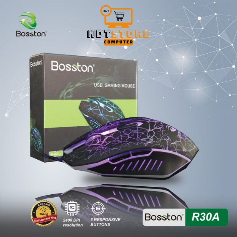 Chuột Có Dây Bosston R30A LED - Mouse Bosston R30A LED - Chuột Có LED ...
