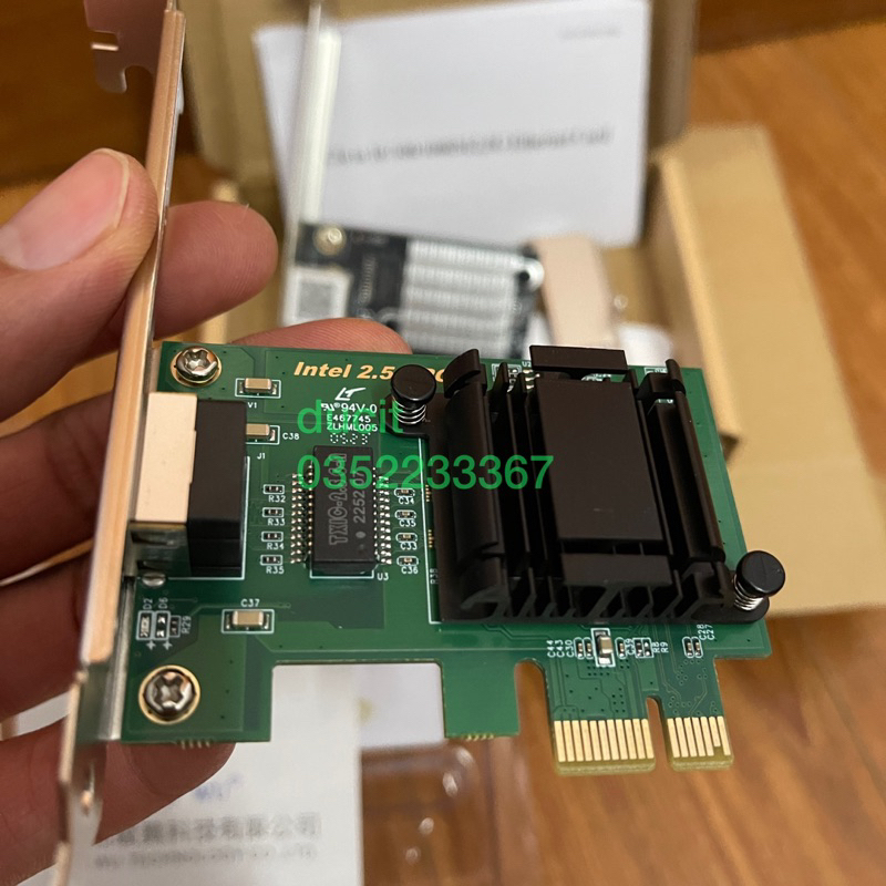Card mạng PCIe x1 to LAN 2.5G realtek 8125, Intel i225 | Shopee Việt Nam