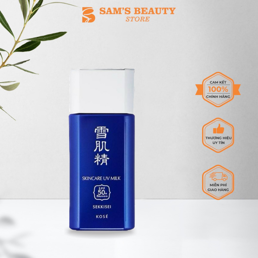 Sữa Chống Nắng Kose Sekkisei Skin Care UV MILK SPF50+PA++++ 60g | Shopee Việt Nam