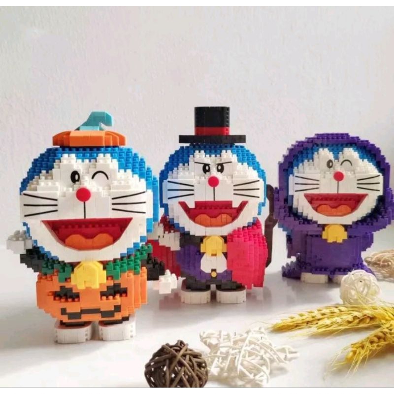 Mô hình lắp ráp Lego Doraemon Halloween,mô hình lắp ráp hoạt hình trang ...