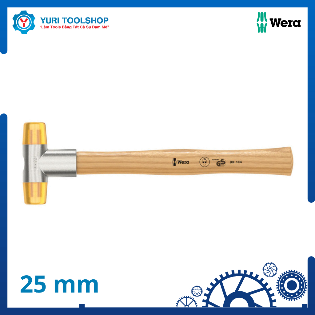 Búa Cao Su Celidor D250mm Wera - 05000005001 | Shopee Việt Nam
