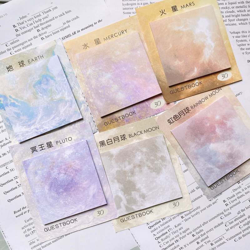 Giấy ghi chú vuông Galaxy dải ngân hà – Gradient Yolk’ Summer 70x70mm ...