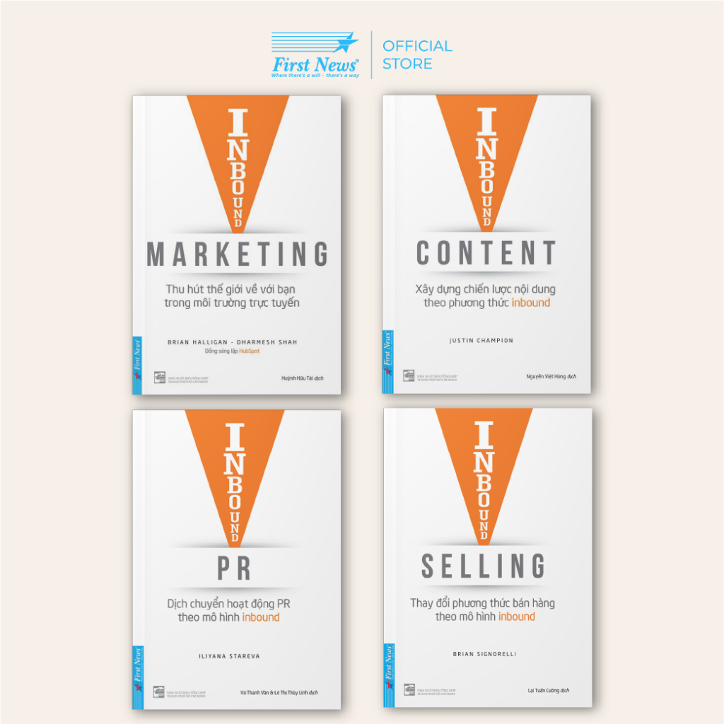 Sách - Combo Inbound Marketing + Inbound PR + Inbound Content + Inbound Selling - First News ...