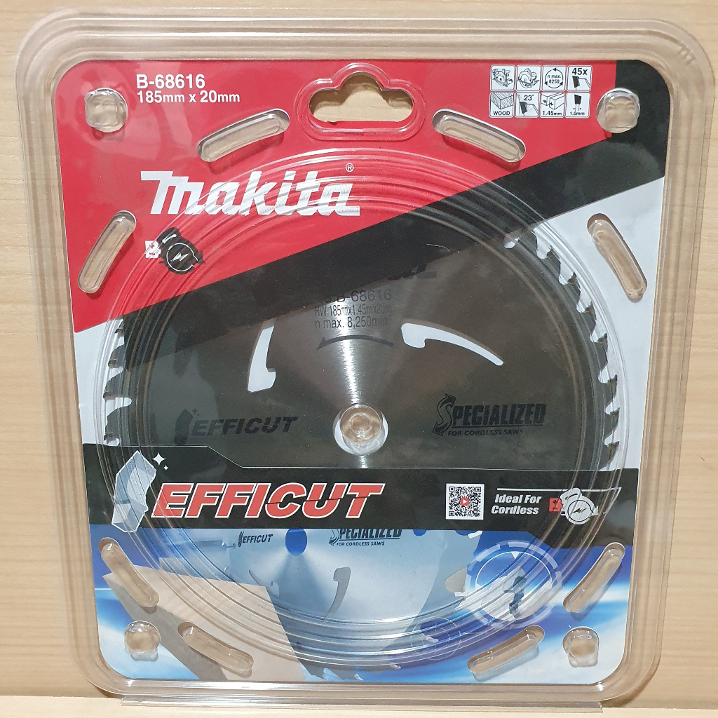Lưỡi cưa gỗ Makita 45 răng 185x1.45x20mm B-68616 | Shopee Việt Nam