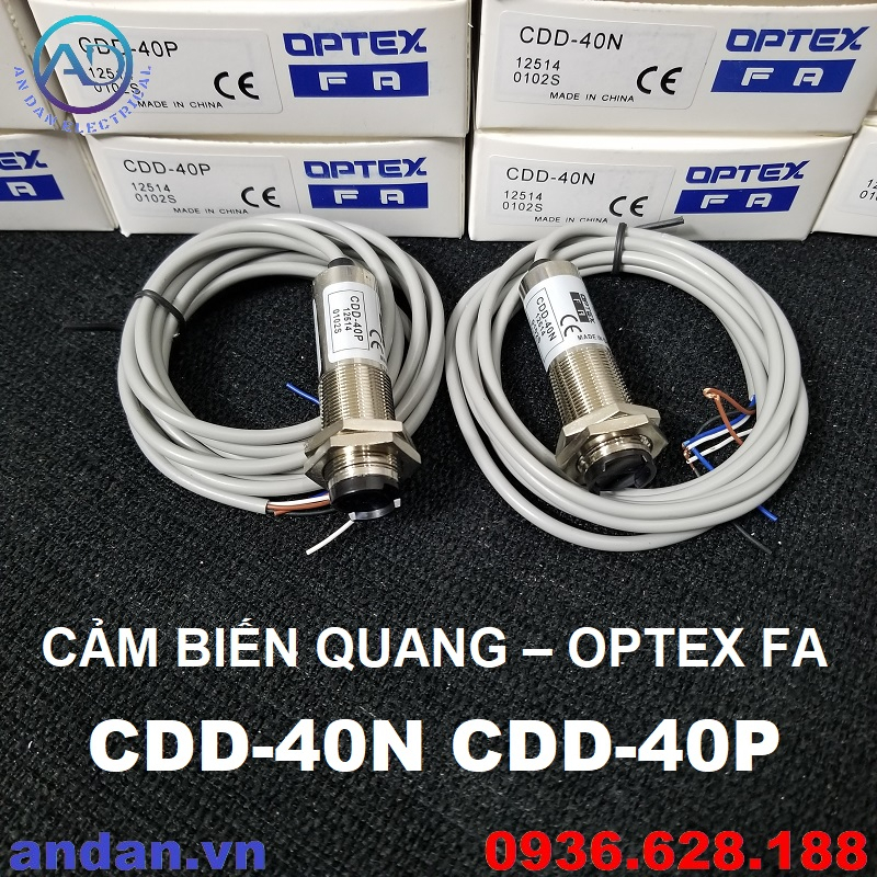Cảm Biến Quang phi 18 OPTEX FA CDD-40N CDD-40P - Công Tắc Cảm Biến Quang Điện (Photo Sensor ...
