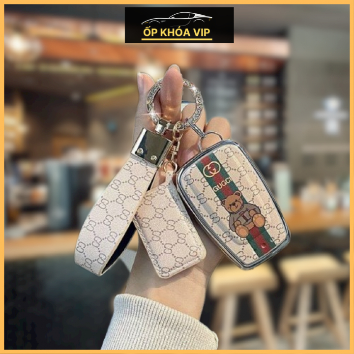 Ốp chìa khóa họa tiết cao cấp GUCCI,BBR,DIOR các dòng xe: Toyota Cross ...