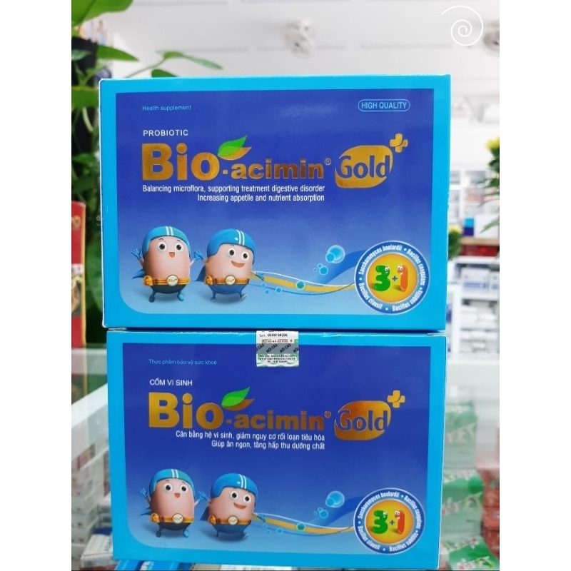 Cốm vi sinh Bio-acimin Gold QD-Meliphar giảm rối loạn tiêu hóa (30 gói ...