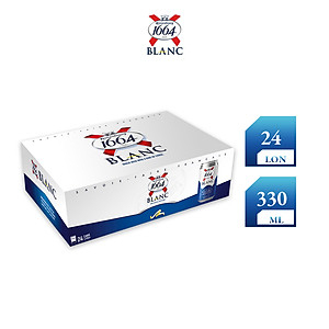 Bia Blanc 1664 - 1 thùng 24 lon 330ml | Shopee Việt Nam