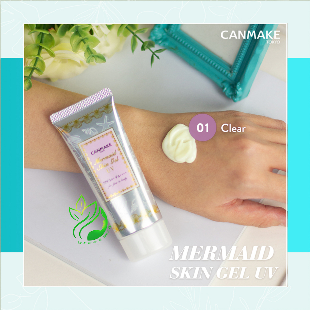 Kem Lót Trang Điểm Chống Nắng Canmake Tokyo Mermaid Skin Gel UV SPF50/PA++++ Nhật - Gel dưỡng ...