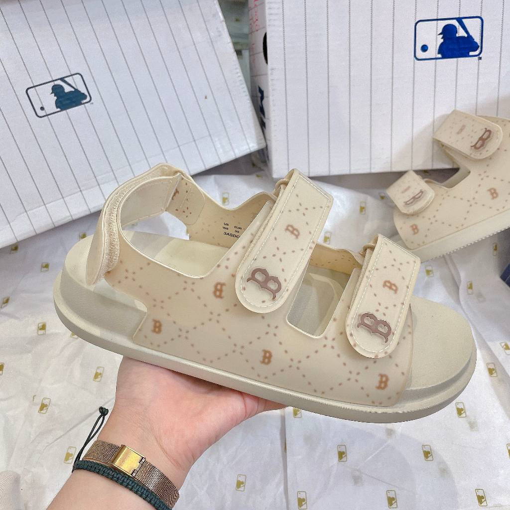 [CHÍNH HÃNG] GIÀY SANDAL MLB - DIA B NÂU - QUAI NHỰA - CODE: 3ASDCSD33 ...