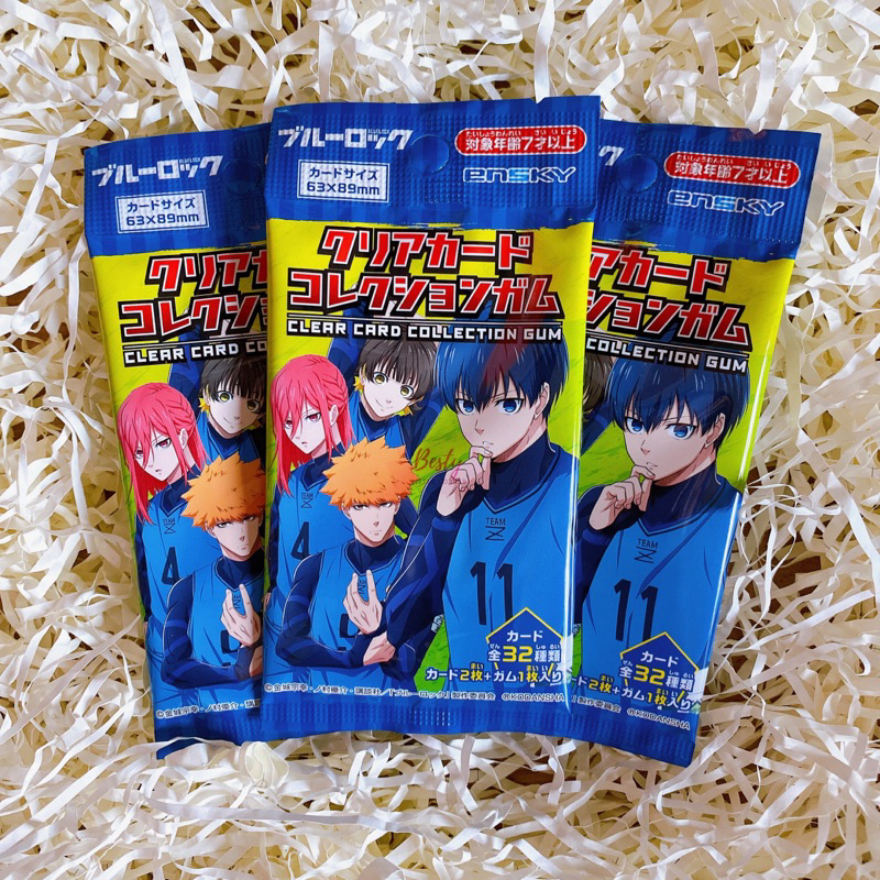 Pack Blue Lock Clear Card Collection Gum - card nhân phẩm Blue Lock thẻ ...