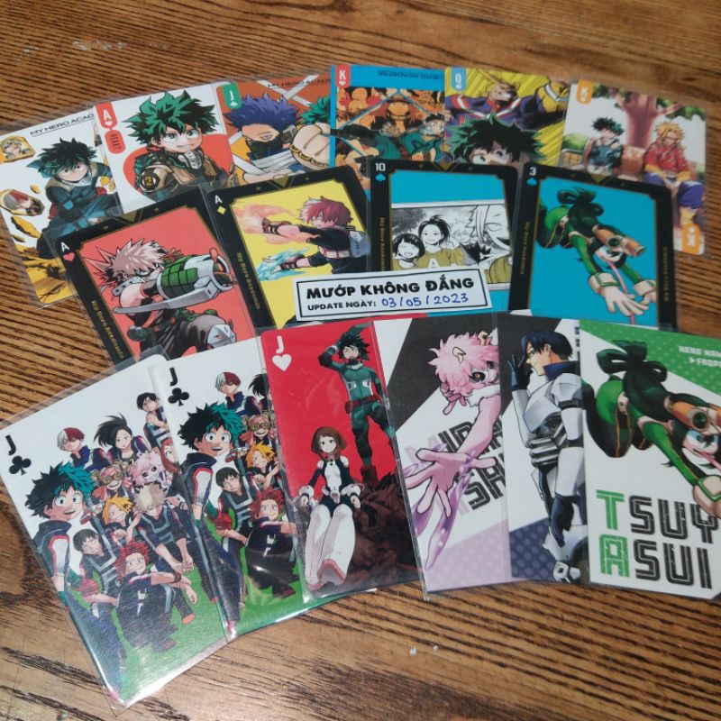 [MHA SẴN - P12] Thẻ bài PLC MY HERO ACADEMIA playing card muopkhongdang ...