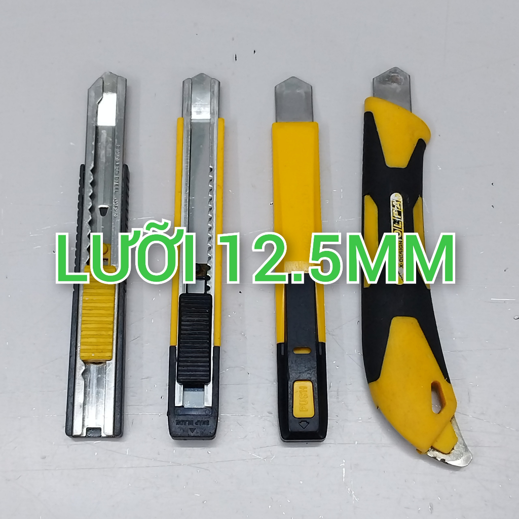 [12.5MM] Dao rọc giấy, dao cắt OLFA Tokusen, MT-1, XMT-1... lưỡi 12.5 mm hàng bãi Nhật (tặng ...
