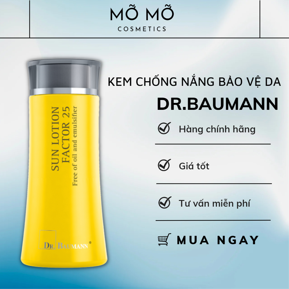 Kem chống nắng nâng tone, không chứa dầu Dr. Baumann Sun Lotion Factor 25 Free Of Oil And ...