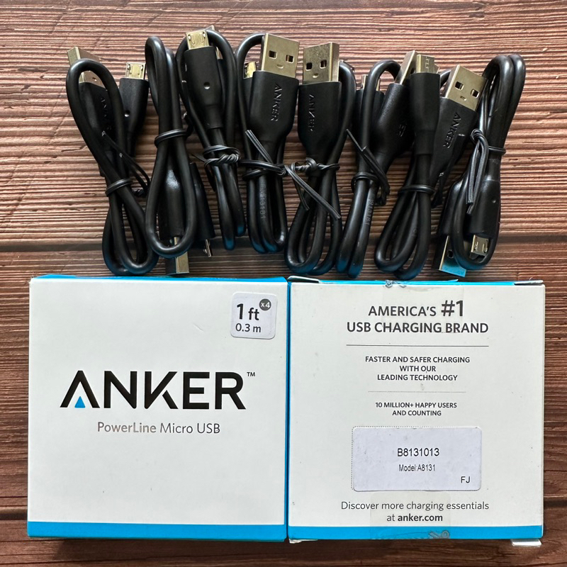 Cáp Anker USB A to Micro Ngắn 30cm Tách Hộp (No Box) A8131 | Shopee ...