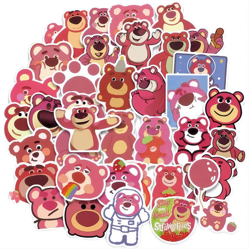 Set 50 Sticker Meme chó mèo Doge, Cheems , Gấu Dâu Lotso Bear, Genshin ...