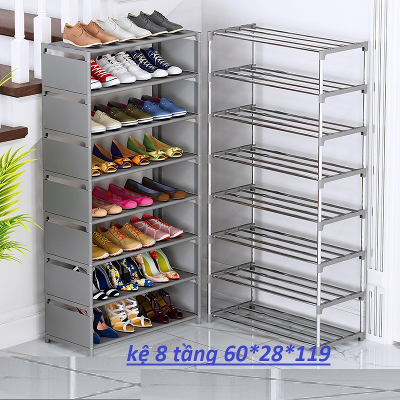 Kệ để giày dép Inox đa năng 6-8 tầng tiện lợi - Gia dụng HCM | Shopee ...