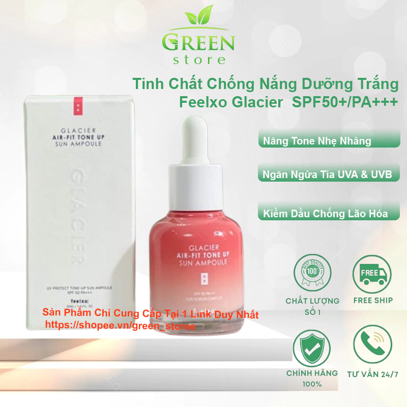 Feelxo Glacier Tinh Chất Chống Nắng Dưỡng Trắng Nâng Tone Feelxo ...