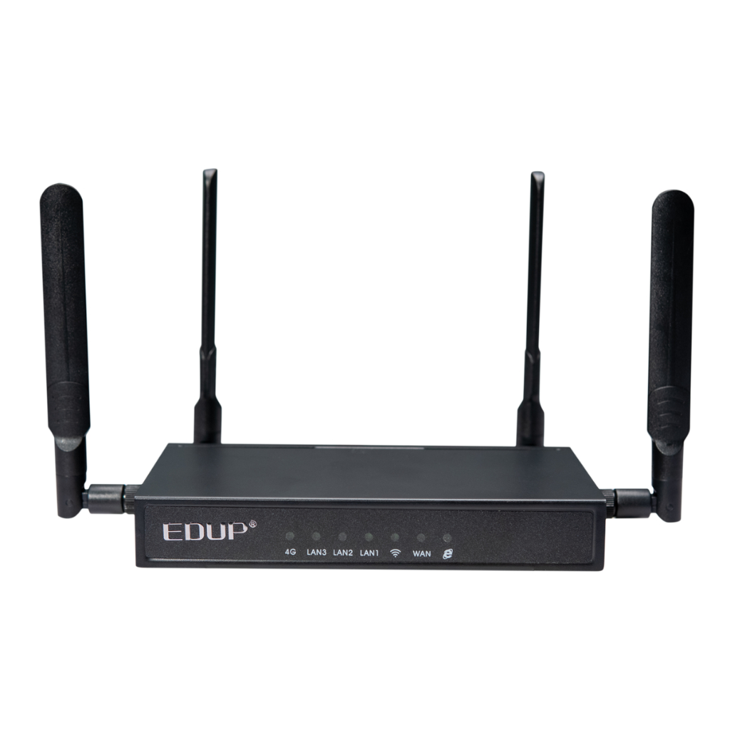 Bộ phát Wifi 4G Công nghiệp Edup AZ803 tốc độ 300Mbps, 1 cổng LAN 4 cổng WAN | Shopee Việt Nam