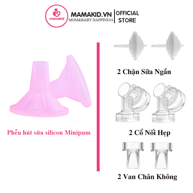 Phễu Hút Sữa Minipum Cho Máy Medela, Real Bubee, Ameda, Spectra Dew 350 ...