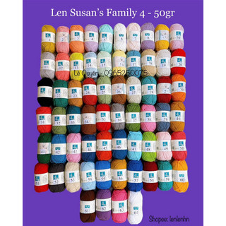 Len Susan Family 4 - Len susan's family 4 (bảng màu 1 - 87) | Shopee ...