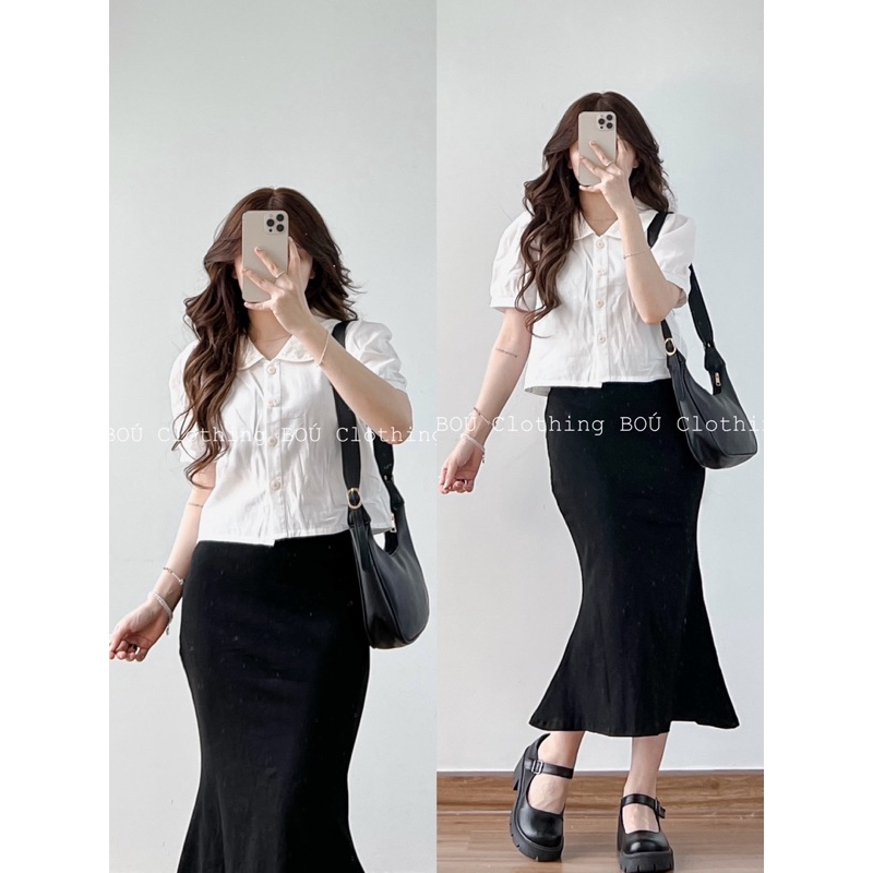Chân váy đuôi cá chất đẹp, tôn dáng BOÚ Clothing (ảnh thật) | Shopee ...