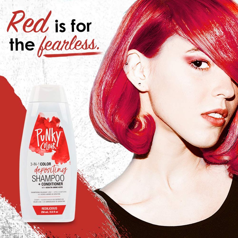 Dầu gội 3in1 COLOUR DEPOSITING SHAMPOO & CONDITIONER Punky Colour giữ ...