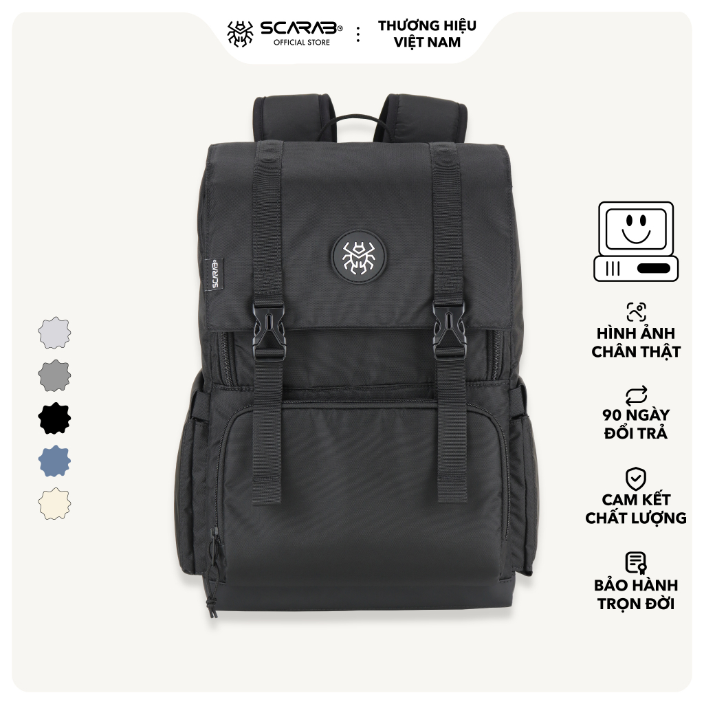 Scarab Mighty Backpack Unisex - Balo Thời Trang, Ba lô Du Lịch Nam Nữ | Shopee Việt Nam