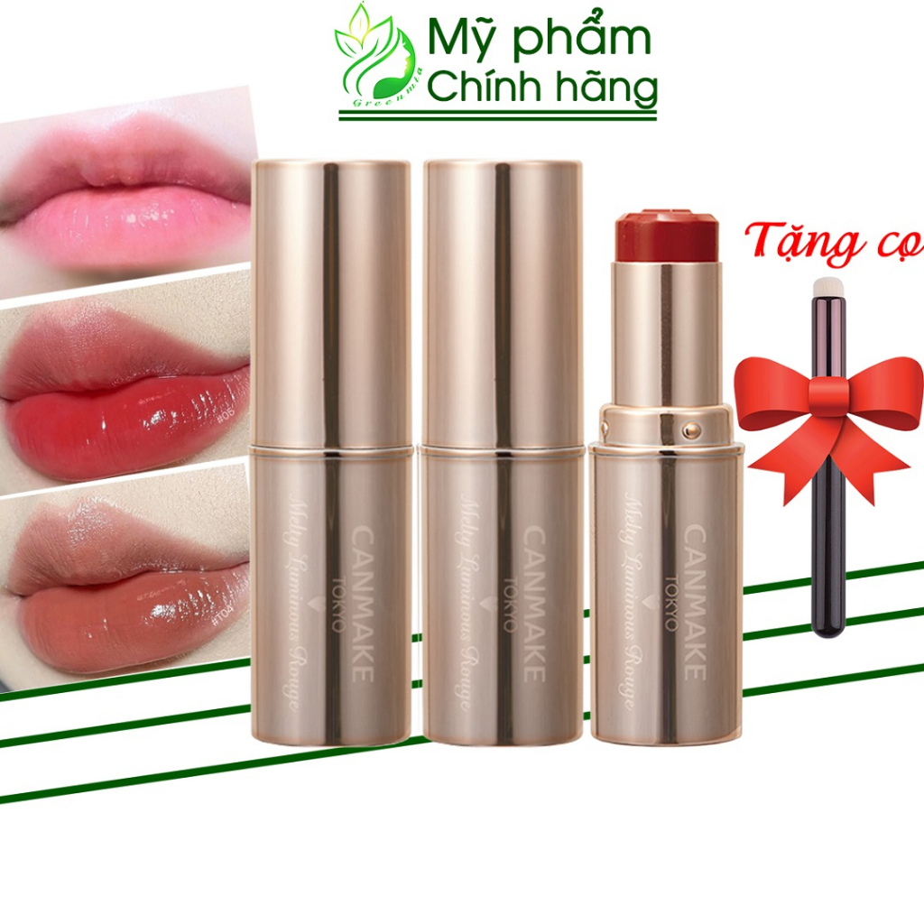 Son Dưỡng CANMAKE Melty Luminous Rouge 3.8g Tokyo Japan Nhật Bản Có Màu 05 06 T02 T03 T04 T05 ...