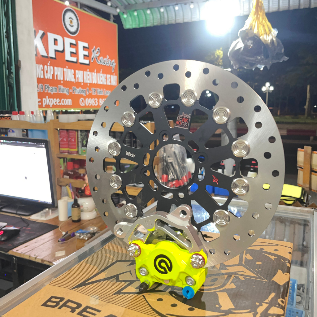 Đĩa King Drag 267mm, Heo 2 Pis, Pat Heo CNC Cho Wave 100, Wave 110 ...