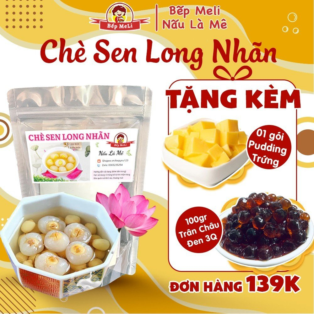 Set Chè Sen Long Nhãn 10 Chén - 20 Chén Nguyên Liệu Đầy Đủ BẾP MELI ...