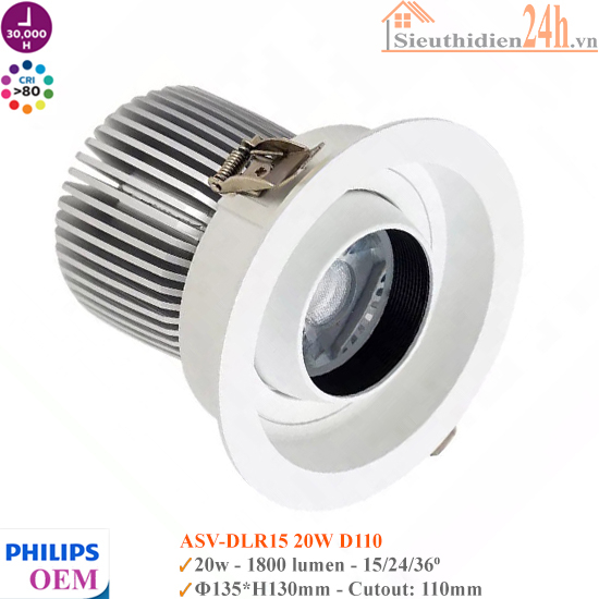 [PHILIPS OEM] ĐÈN LED CHIẾU ĐIỂM CÔNG SUẤT 20W,30W,40W, NGUỒN CHÍNH ...