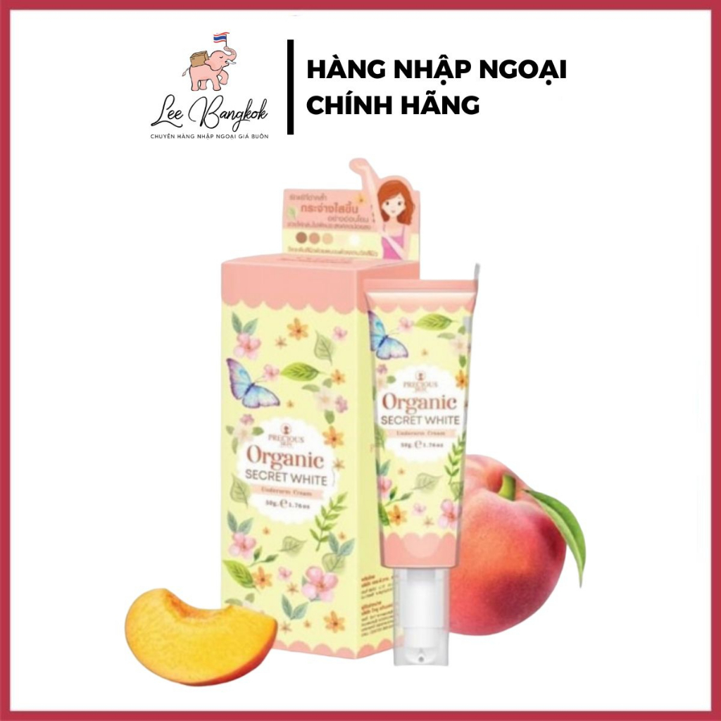 [Chính Hãng] Kem Dưỡng Giảm Nách, Khử Mùi Và Trắng Sáng Mịn Da Nách Precious Skin Organic Secret ...
