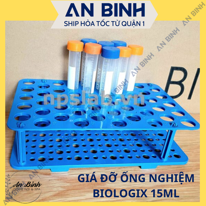 (Q1-HCM) Giá Đỡ Ống Nghiệm 15ml Bằng Nhựa Biologix - Khay Nhựa Đựng Ống Nghiệm 15ml | Shopee ...