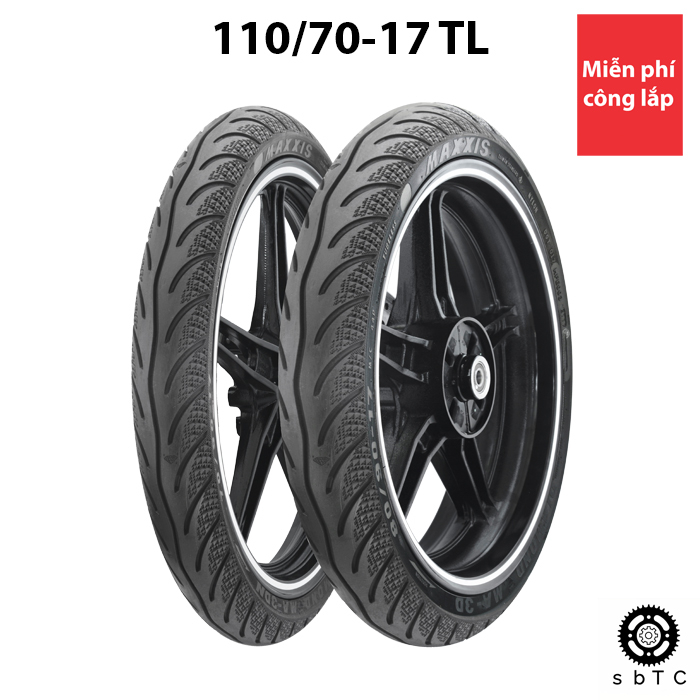Lốp vỏ xe máy Maxxis 3D 110/70-17 - 110 70 17 TL chính hãng | Shopee ...