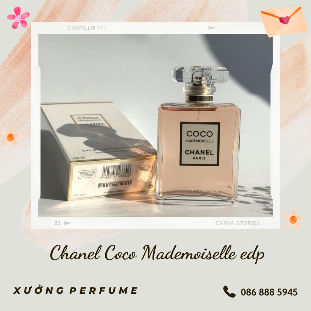 Nước hoa chanel Coco Mademoiselle edp 10ml / 20ml / 50ml. Gợi cảm, nữ tính và đây thanh lịch ...